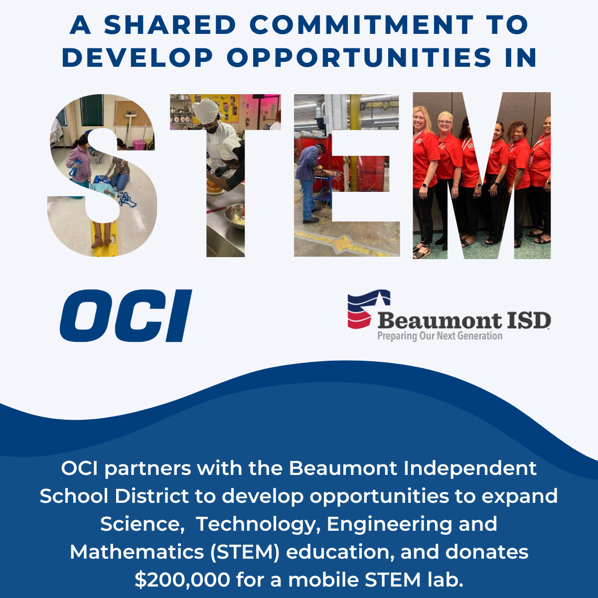 Supporting local STEM programmes – OCI